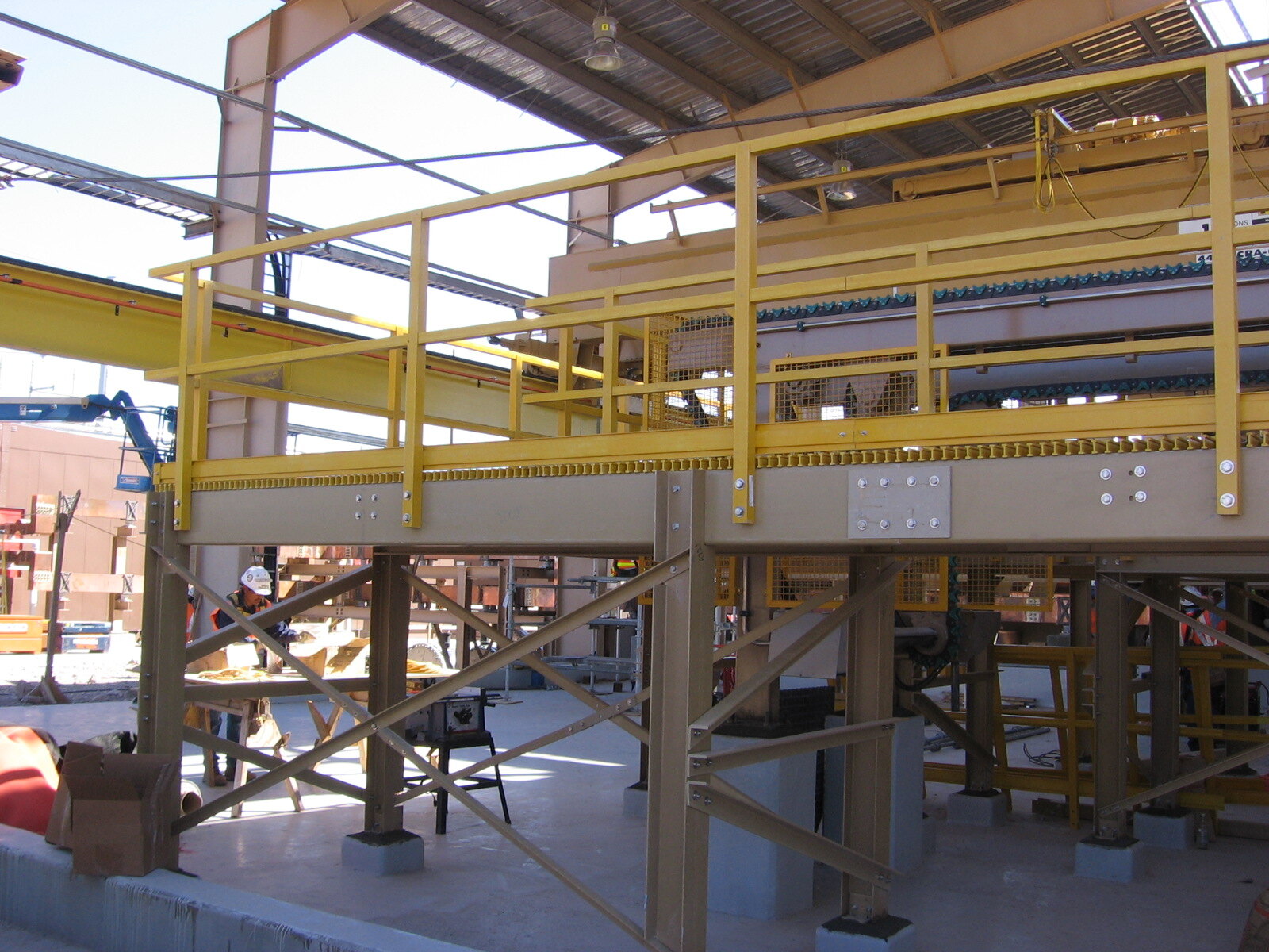 Safety and Productivity Benefits of FRP for Stationary Work Platforms